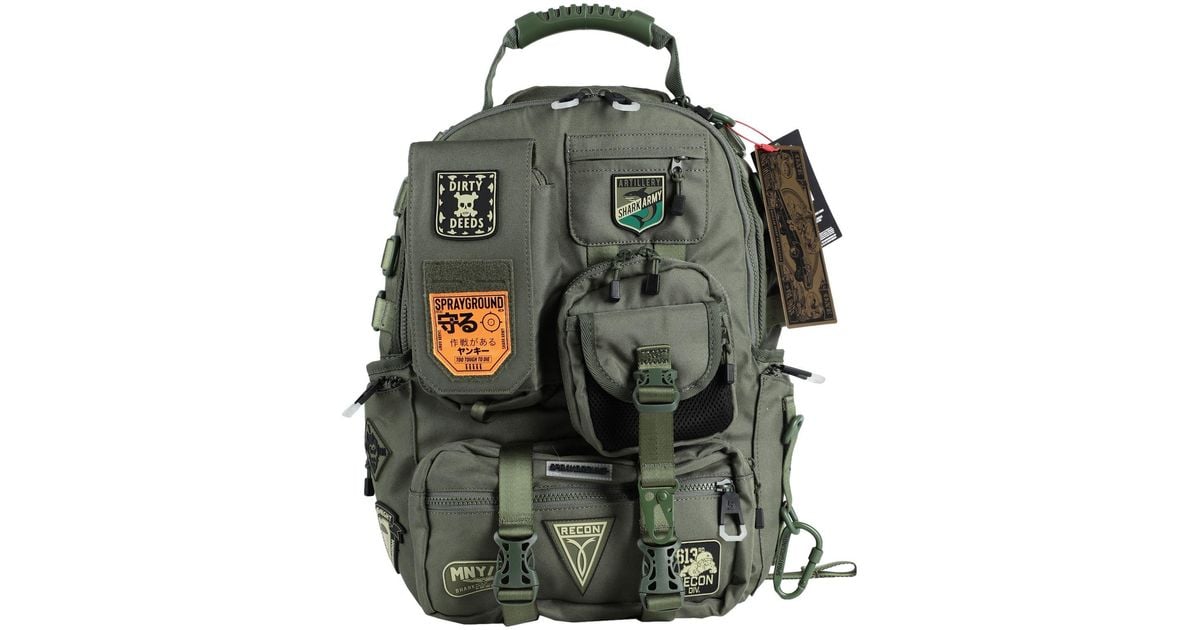 Sprayground Backpack in Green | Lyst