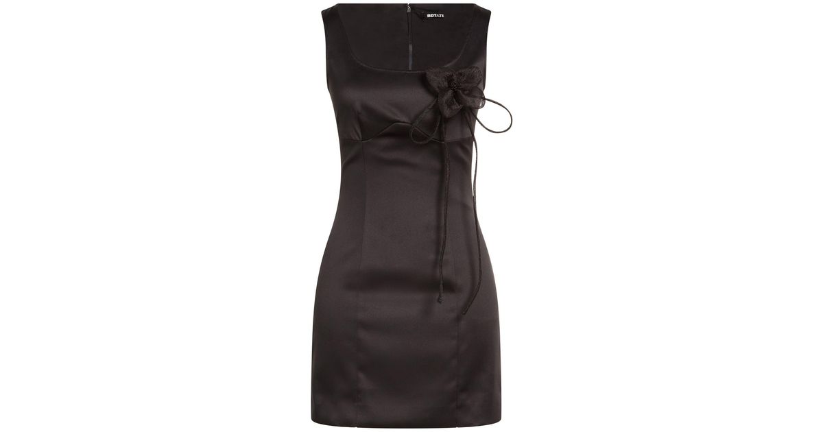 ROTATE BIRGER CHRISTENSEN Mini Dress in Black | Lyst UK