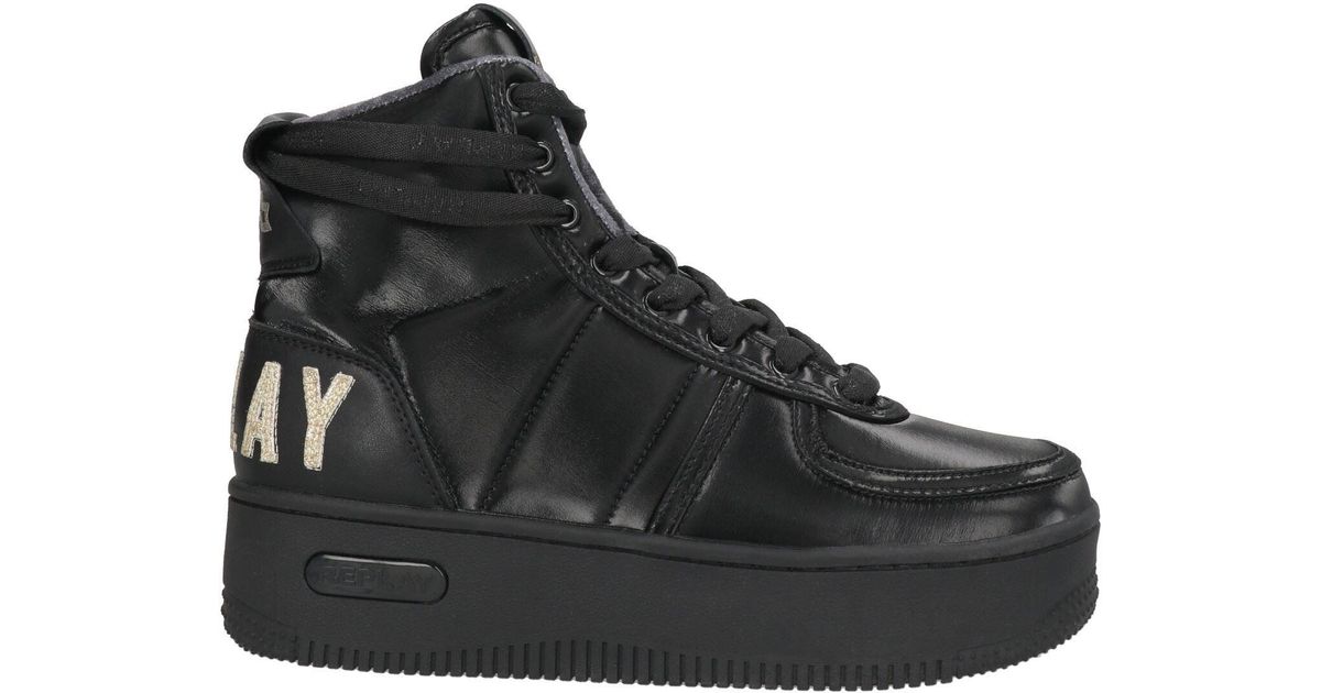 Replay Sneakers in Black | Lyst UK
