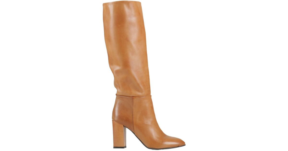 Miss Unique Boot Calfskin in Brown | Lyst