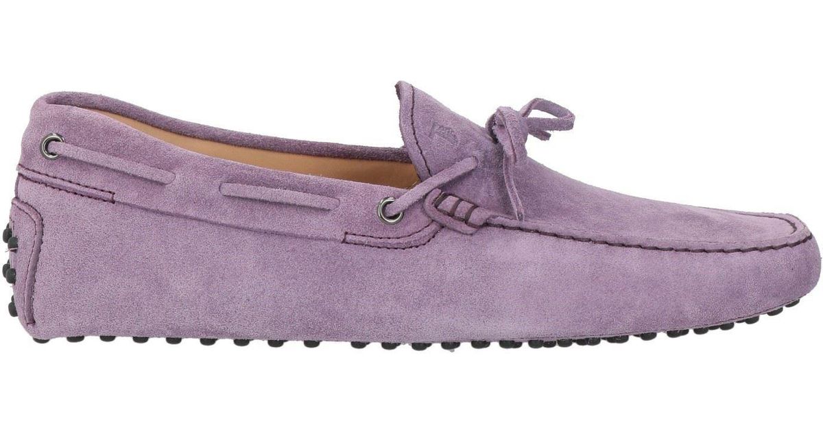 Tod's Loafers in Purple for Men | Lyst UK