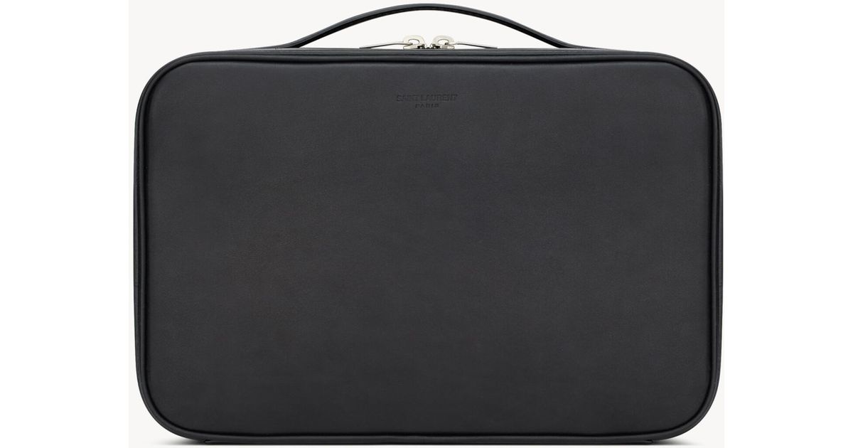 Saint Laurent Paris Vanity Case in Black for Men | Lyst