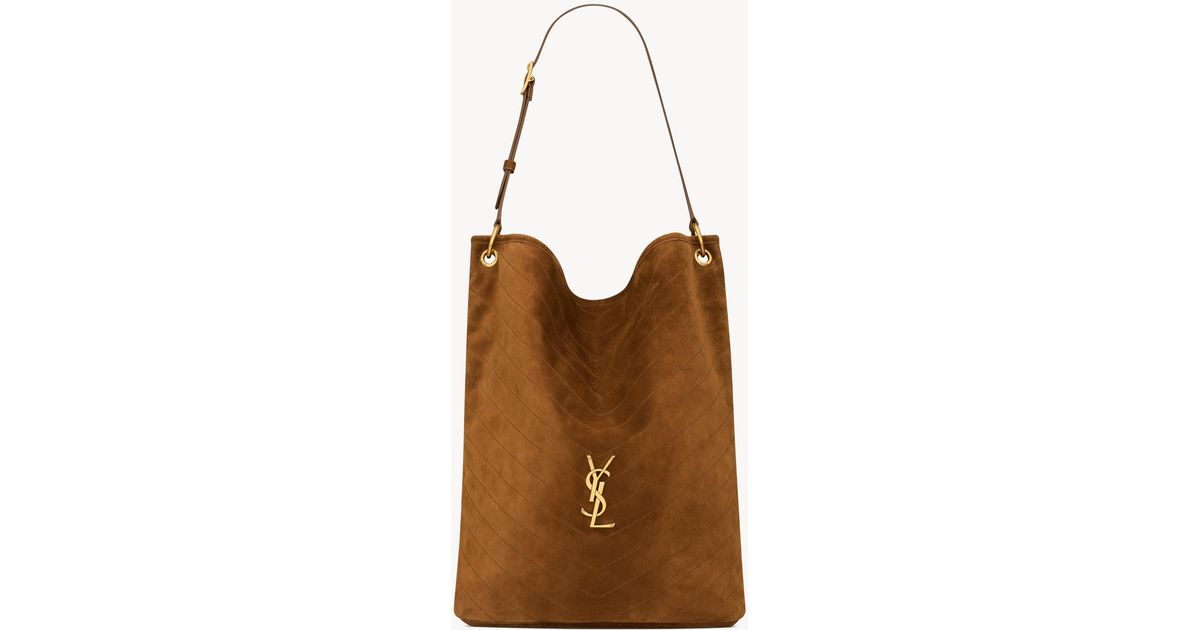 Saint Laurent Niki Supple Bucket in Brown | Lyst