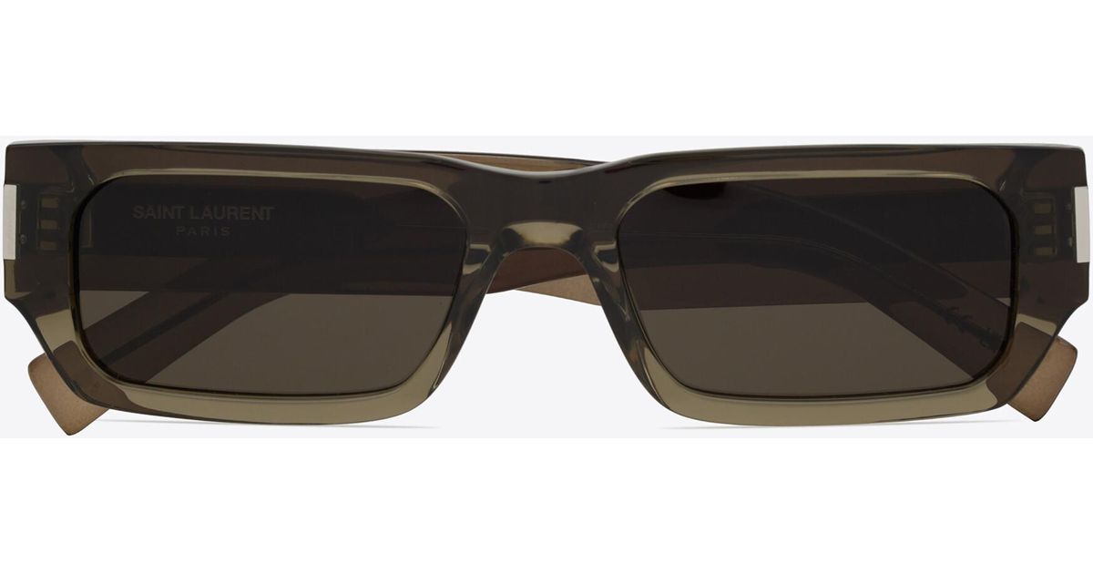 Saint Laurent Sl 660 in White for Men | Lyst