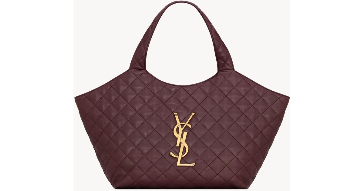 Saint Laurent Icare Medium in Purple | Lyst UK