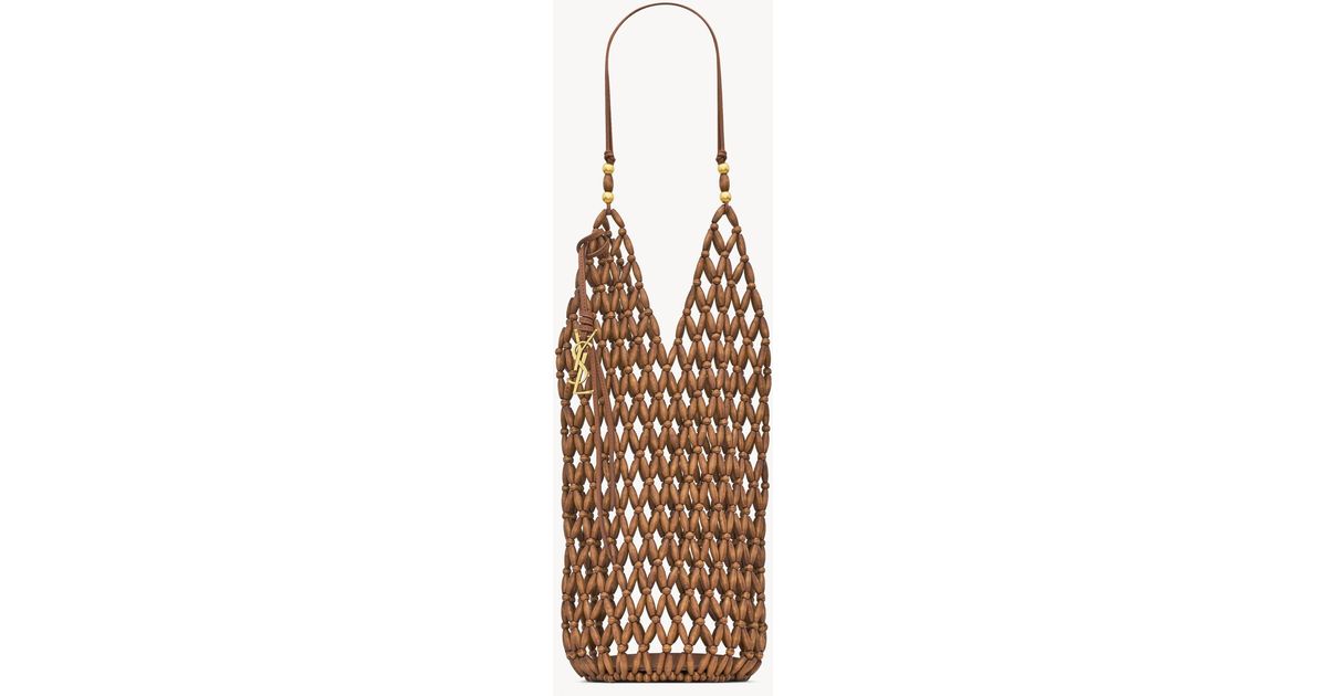 Saint Laurent Supple Bucket in Brown | Lyst
