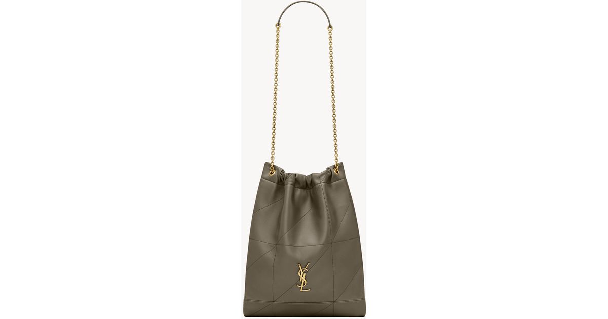 Saint Laurent Jamie Pochon in Green | Lyst