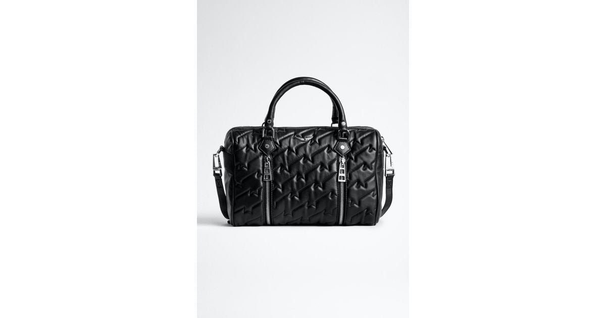 Sac sunny medium zv quilted Zadig & Voltaire en coloris Noir | Lyst