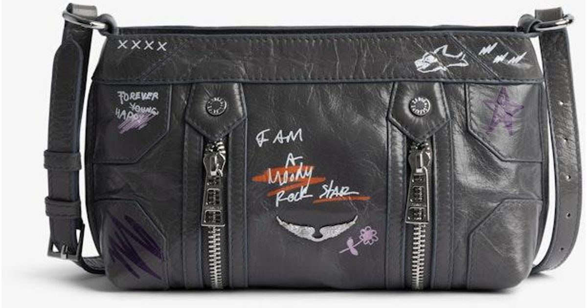 Zadig & Voltaire Sunny Mood Humberto Bag in Grey | Lyst UK