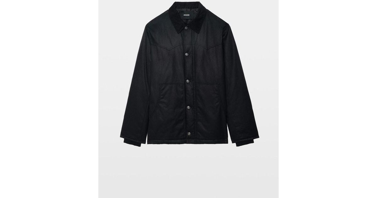 Zadig & Voltaire Boye Jacket in Blue for Men | Lyst