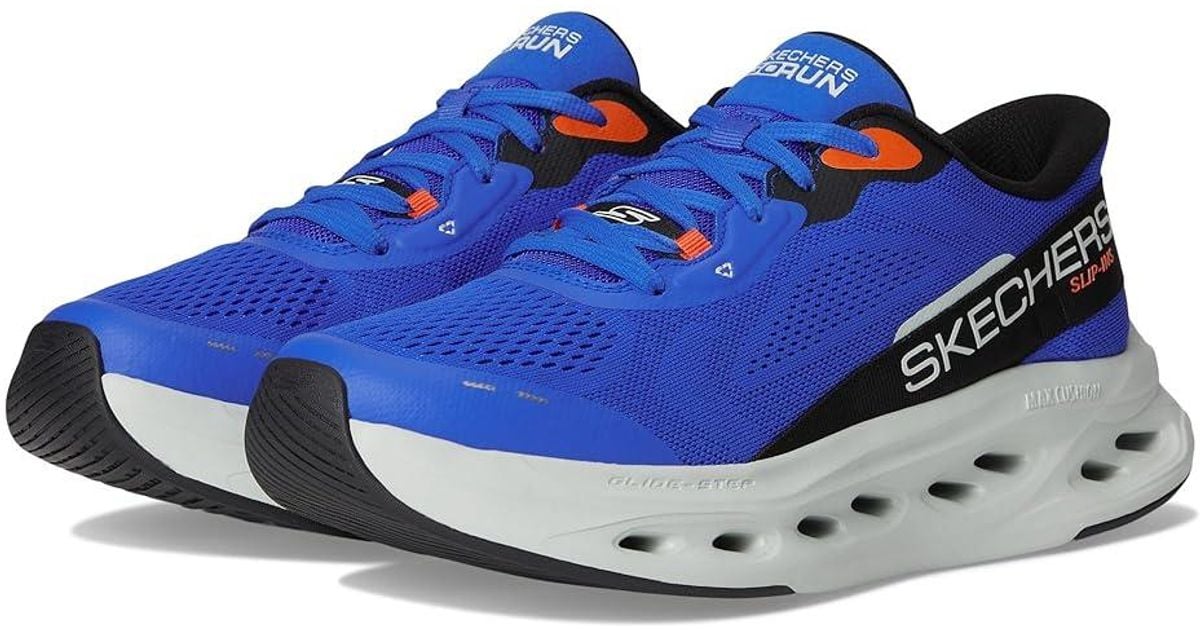 Skechers Hands Free Slip-Ins Max Cushioning Glide-Step in Blue for Men ...