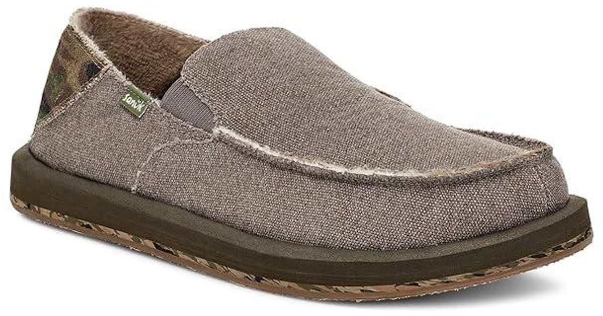 Sanuk Donny Camo Chill Lace-Up Boots in Gray for Men | Lyst