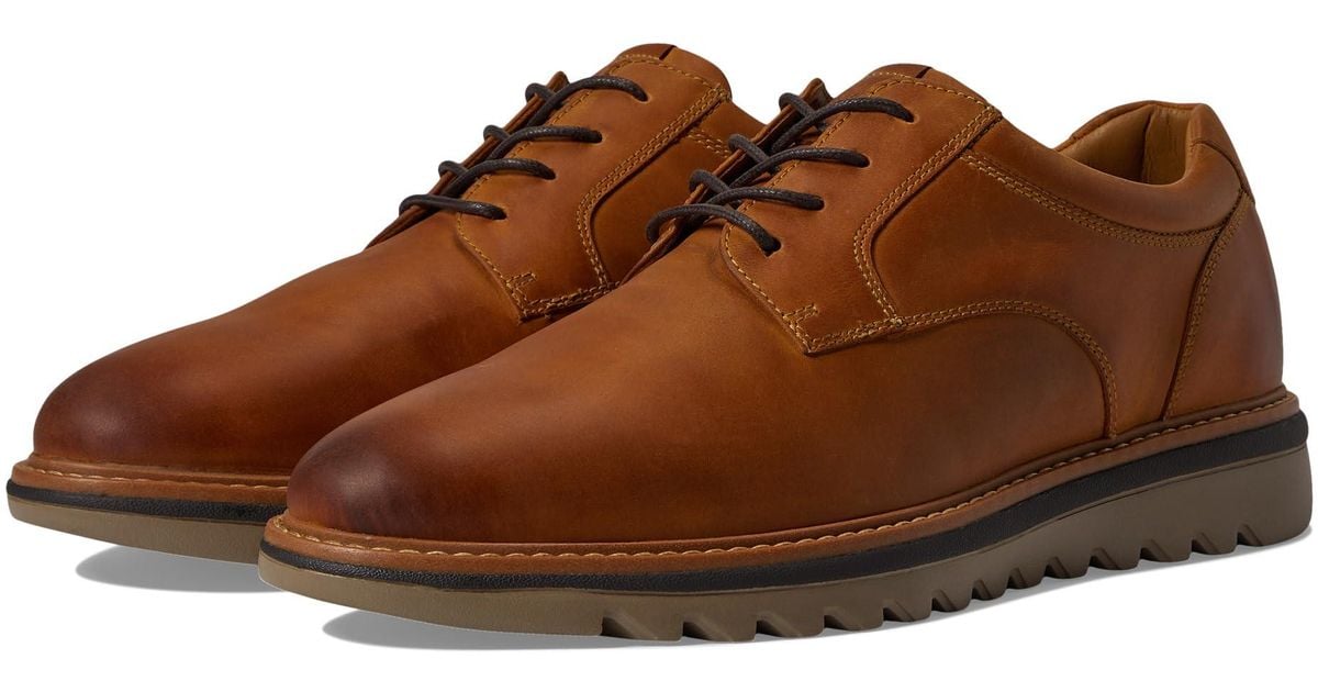 Johnston & Murphy Braydon Plain Toe in Brown for Men | Lyst