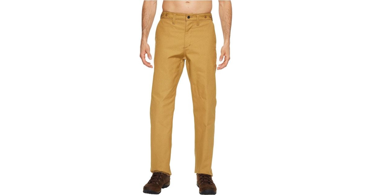 Filson Dry Tin Pants in Brown for Men | Lyst