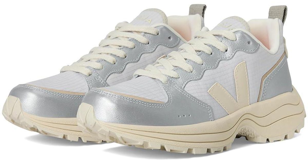 Veja Venturi Ii Shoes, Leather/Textile in Metallic | Lyst