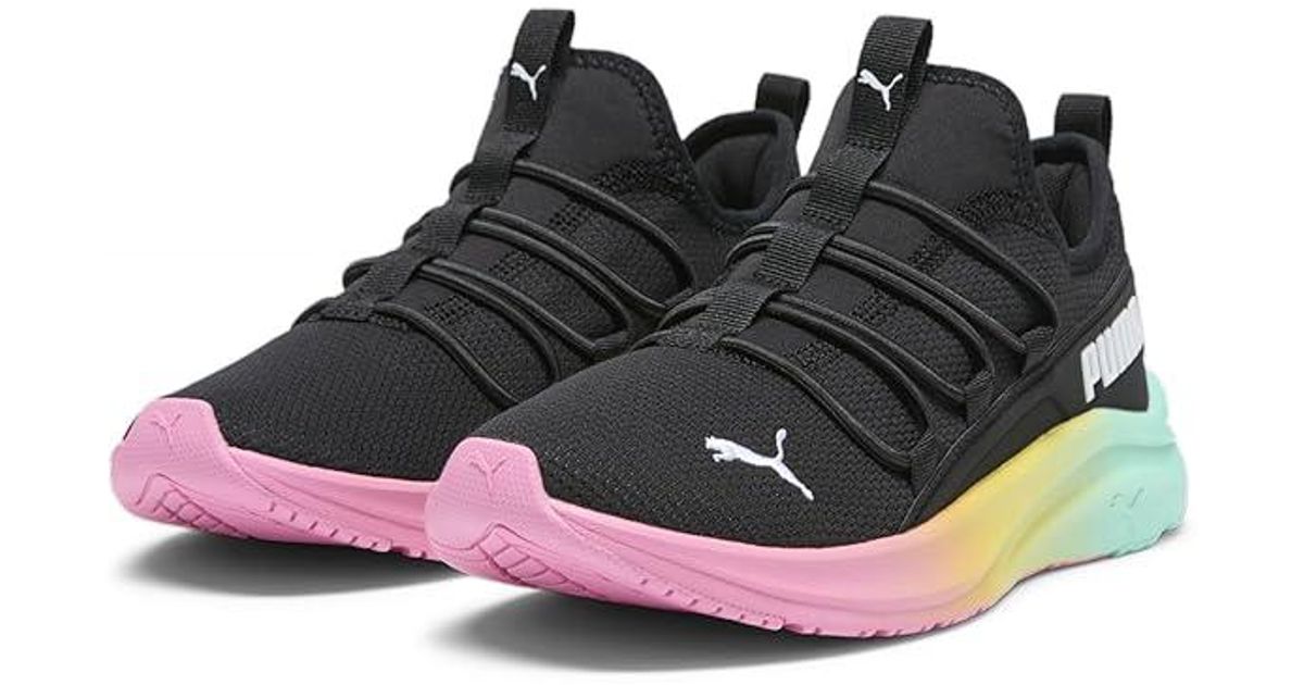 PUMA One4All Fade (Big Kid) (/Fast/Mint) Running Shoes in Black | Lyst