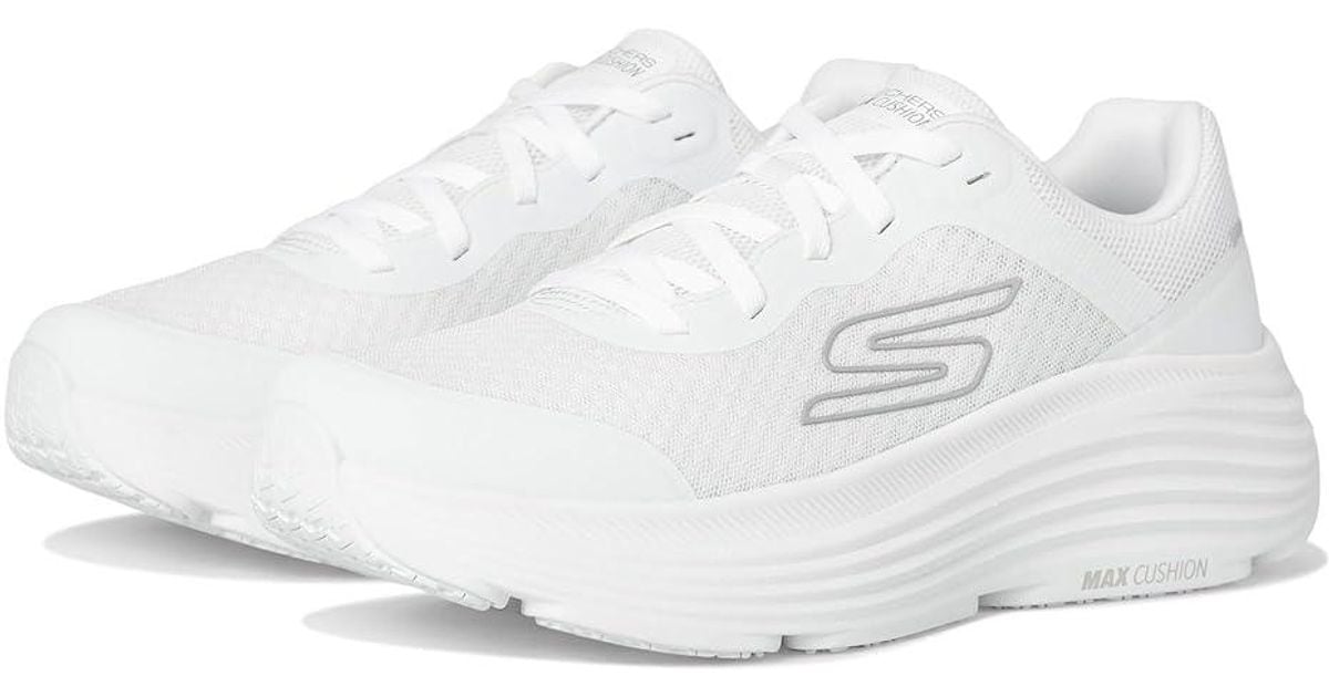 Skechers Max Cushioning Endeavour Running Shoes 7 D in White for Men | Lyst