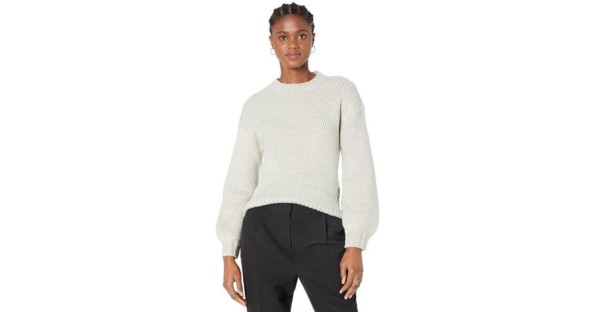 Saltwater Luxe Vale Crew Neck Sweater (Sage) Clothing in Black | Lyst