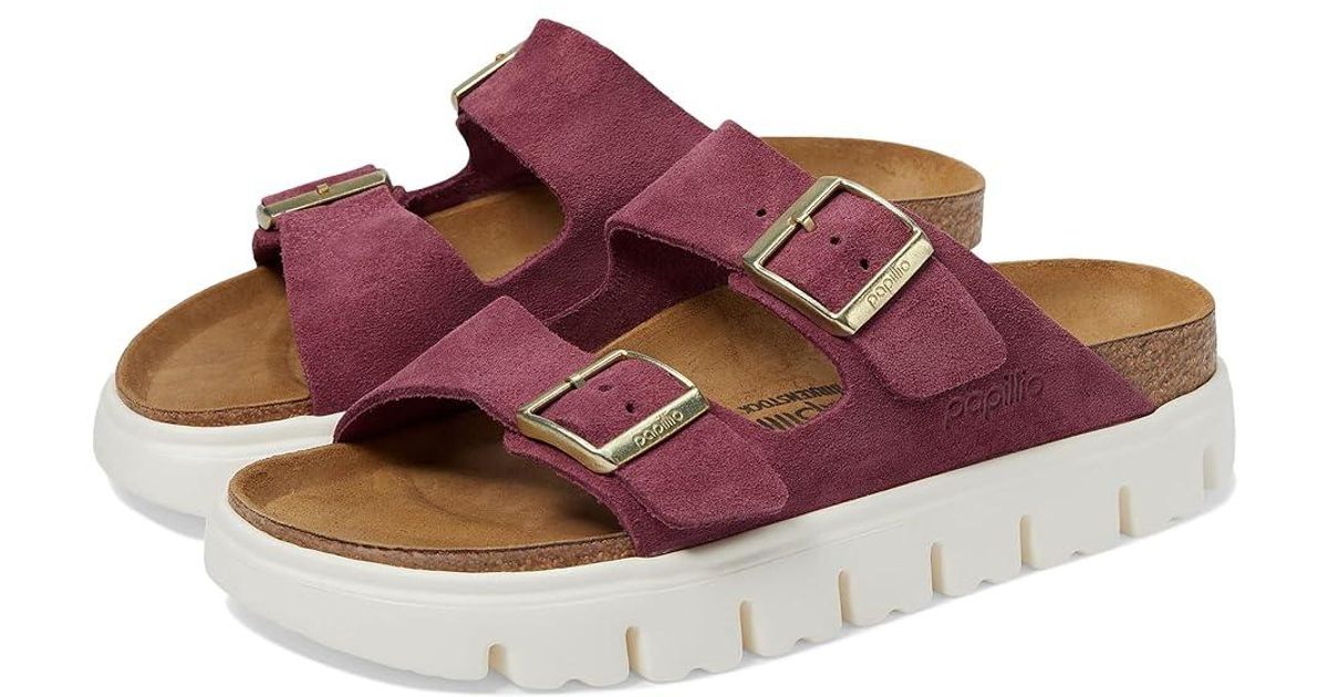 Birkenstock Papillio By Arizona Chunky Platform Sandal (Berry Crush ...