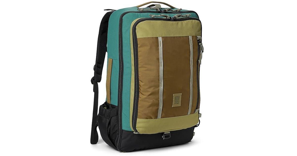 Topo Expandable Ballistic Nylon Travel Bag in Green | Lyst