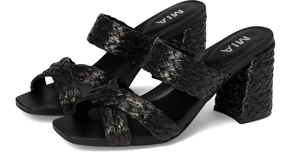 MIA Frances Sandals in Black | Lyst