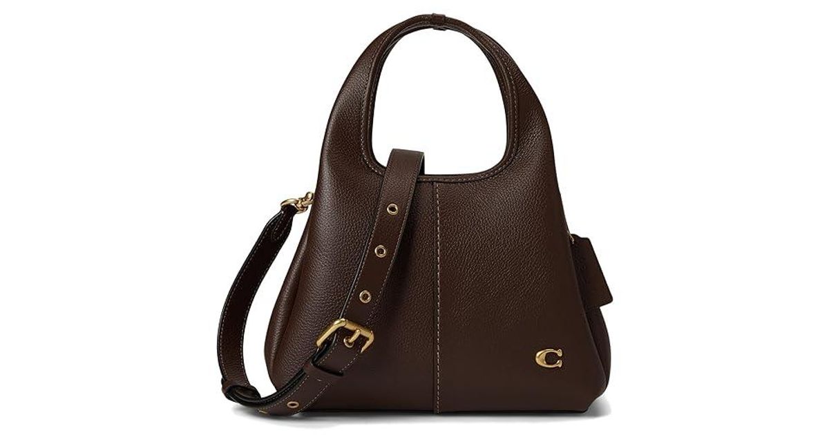 COACH Polished Pebble Leather Lana Shoulder Bag 23 Shoulder Handbags in ...