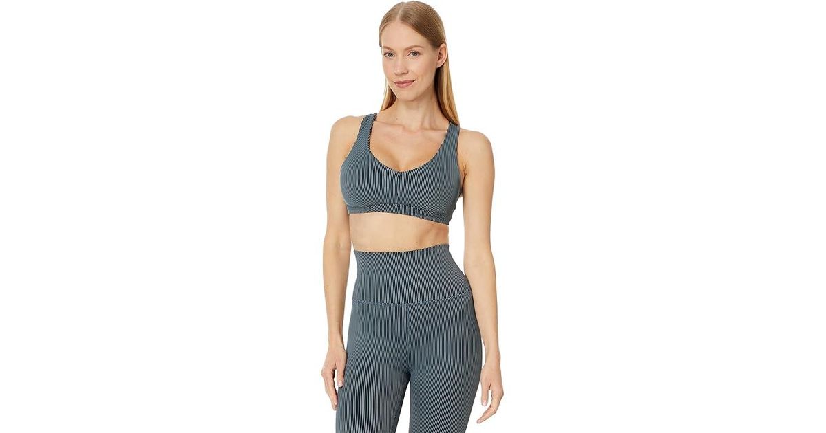 Beyond Yoga Dimensions Bra (Storm) Bra in Black | Lyst