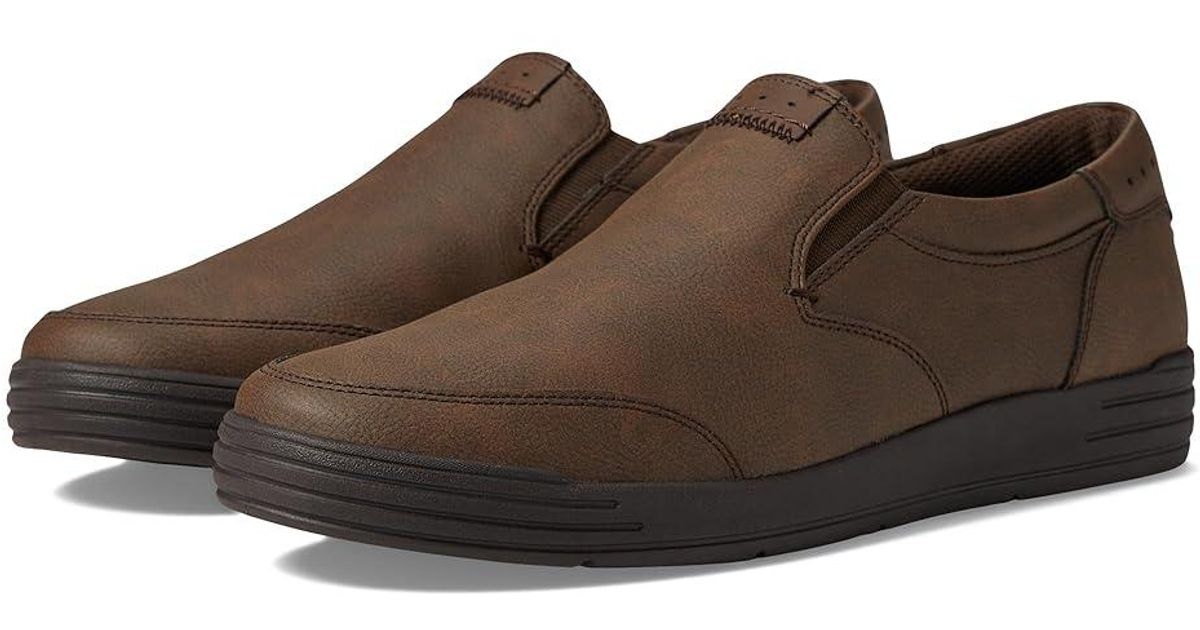 Nunn Bush Kore City Walk Moc Toe Slip-On Shoes 7 M (D) Manmade in Brown ...