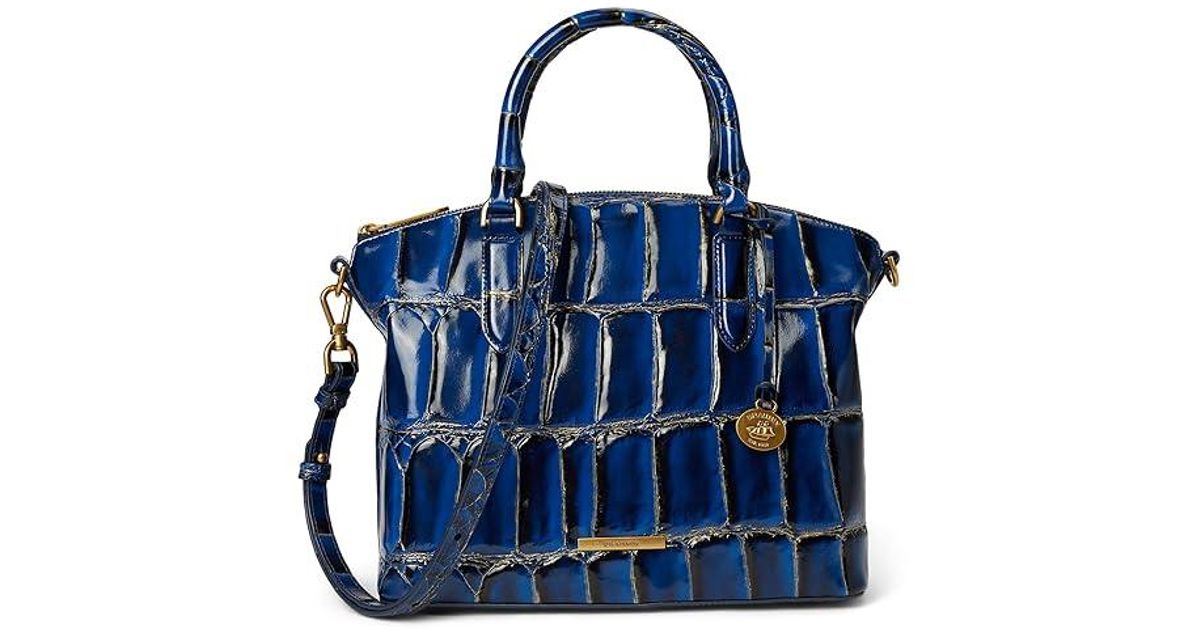 Brahmin Duxbury Satchel Satchel Handbags 1, Leather in Blue | Lyst