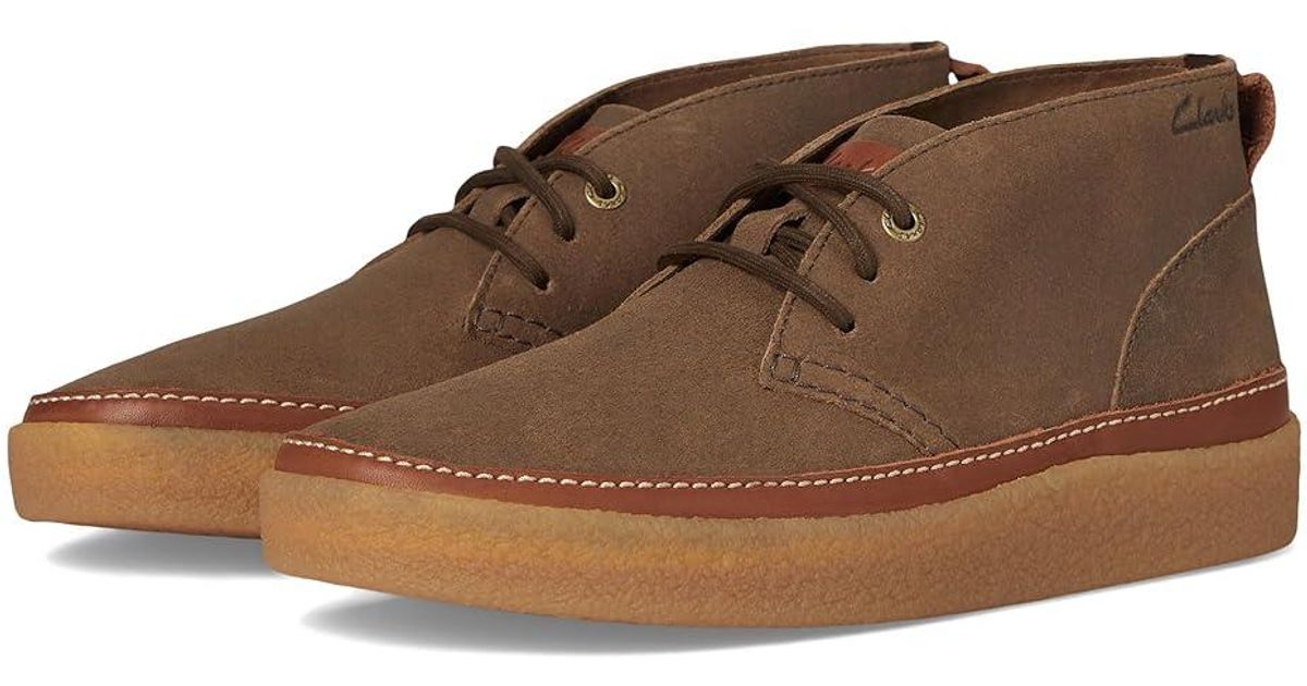 Clarks Oakpark Mid (Dark Leather) Boots in Brown for Men | Lyst