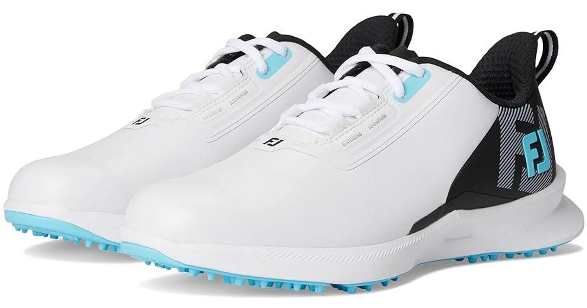 Footjoy Fj Fuel Junior Athletic Shoes/ Leather in White | Lyst