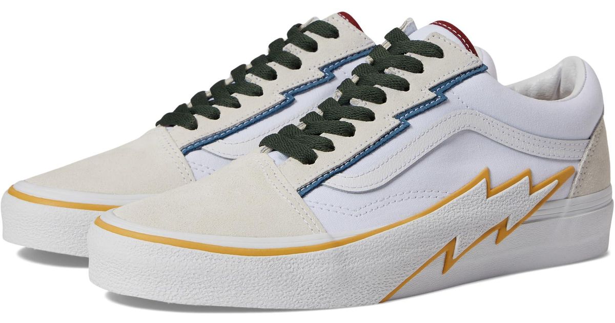 Vans Old Skool Bolt in White | Lyst