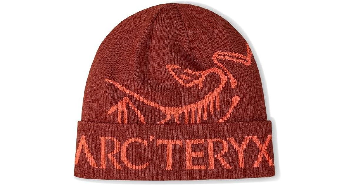 Arc'teryx Bird Word Toque (Sequoia/Solaris) Caps in Red | Lyst