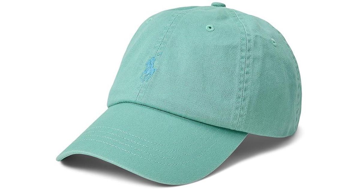 Polo Ralph Lauren Classic Chino Cap Caps, Cotton in Green for Men | Lyst