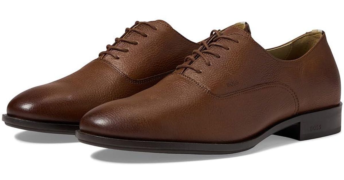 BOSS Colby Oxford Shoes in Brown for Men | Lyst