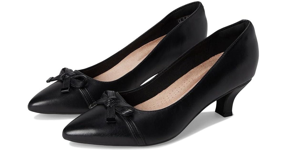 Clarks Kepley Holly ( Leather) High Heels in Black | Lyst