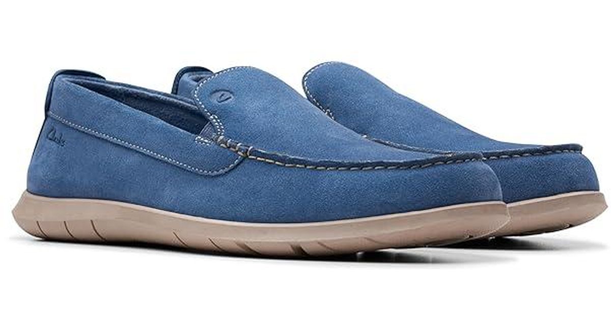 Clarks Flexway Step Lace-Up Boots 7 Ee in Blue for Men | Lyst