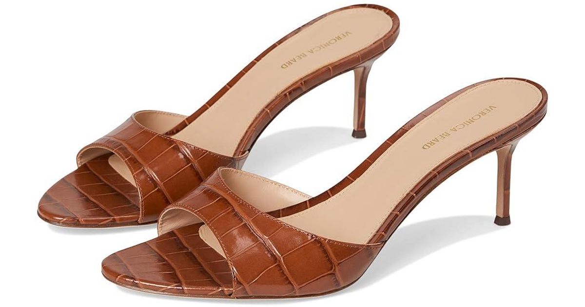 Veronica Beard Tia Wedge Shoes in Brown | Lyst