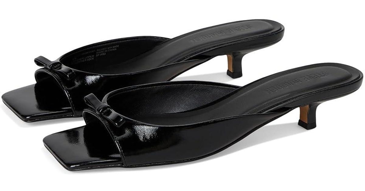 Steve Madden Meme Sandals, Canvas/Rubber in Black | Lyst
