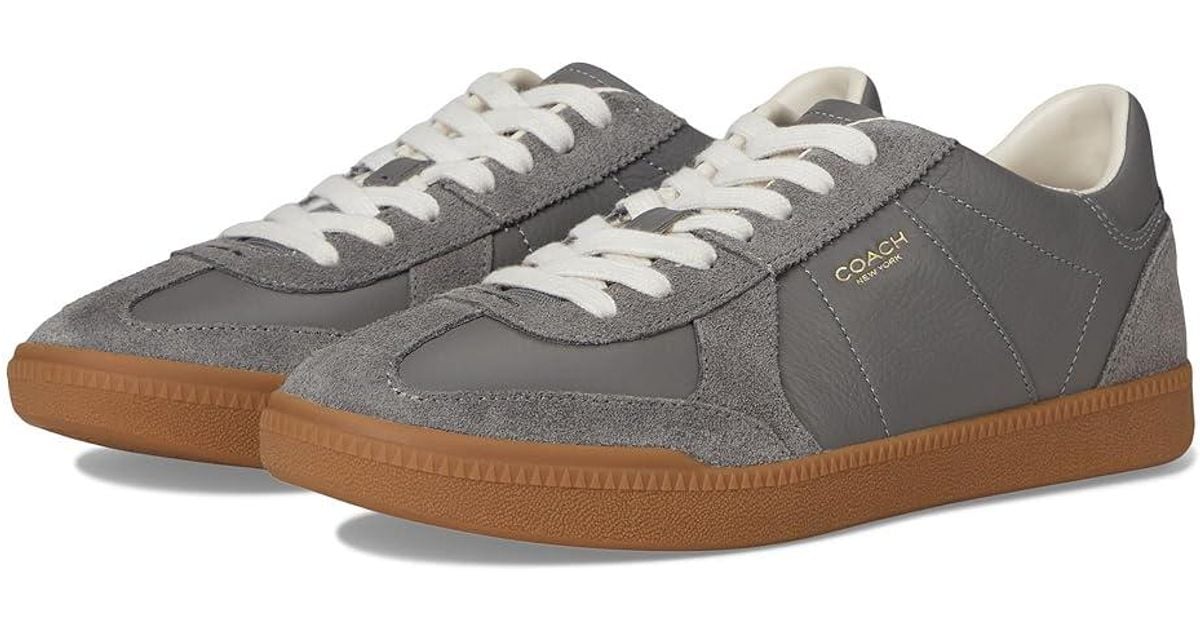 COACH Ellis Sneakers Shoes, Leather/Suede | Lyst