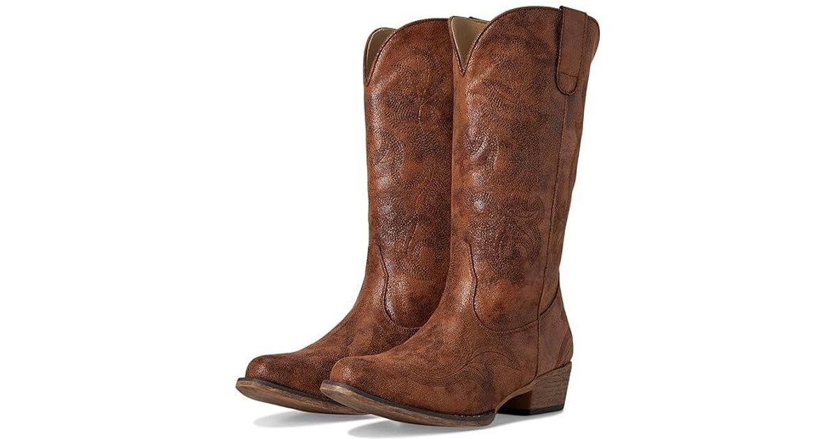 Roper Riley Classic Cowboy Boots 7 B in Brown | Lyst