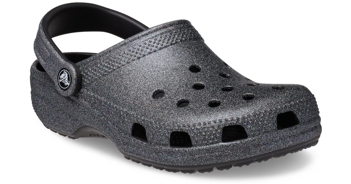 Crocs™ Classic Clog - Glitter in Black | Lyst