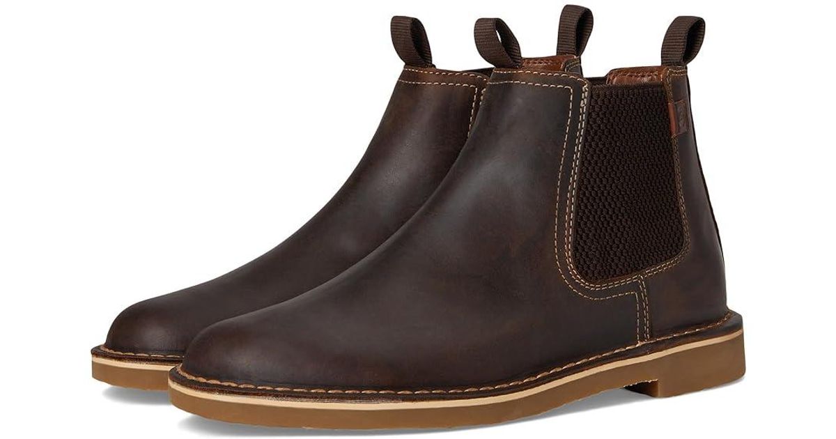 Clarks Shepton Easy (Beeswax Leather) Boots in Black for Men | Lyst