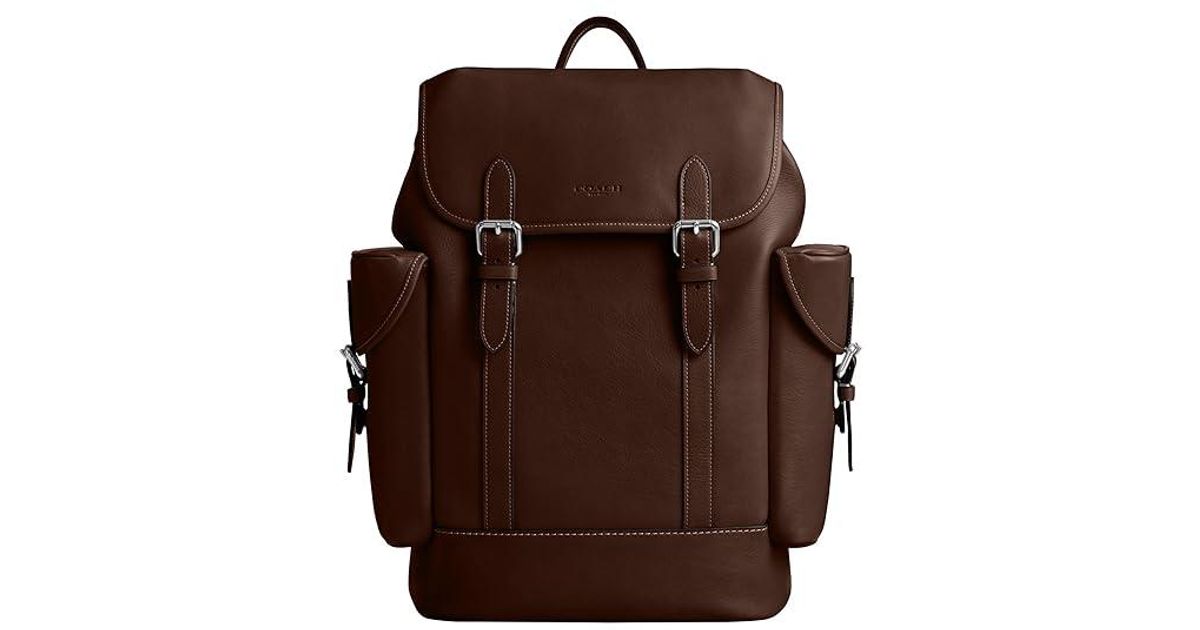 COACH Hitch Backpack (Maple) Backpack Bags in Brown for Men | Lyst