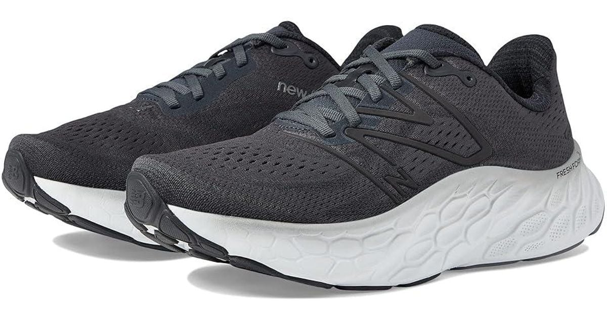 New Balance Fresh Foam X More V4 Shoes/Phantom 10.5 D in Black for Men ...