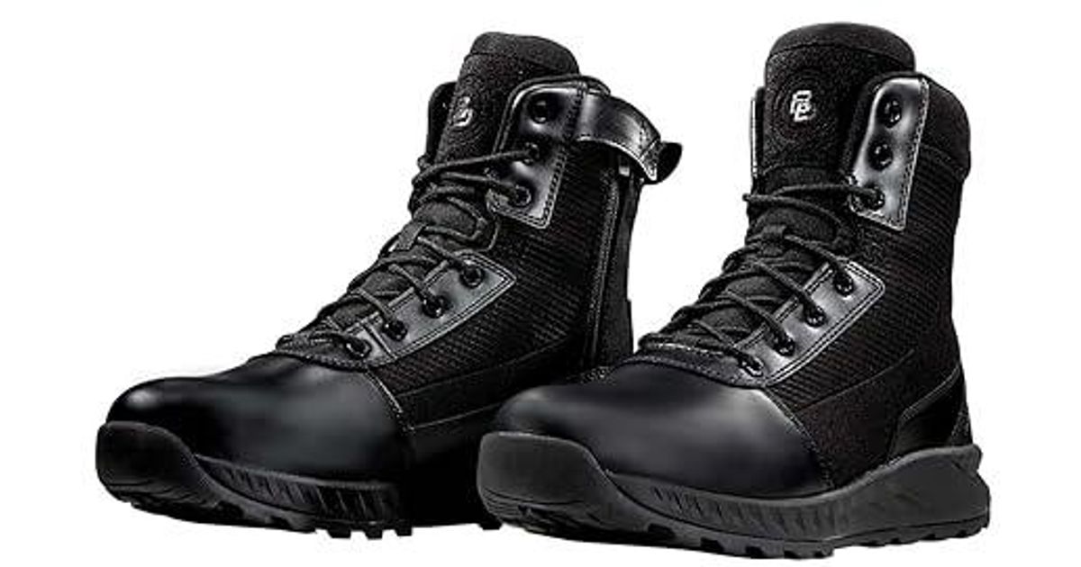 BD Protective Equipment Bdx8 Waterproof Side Zip Boot Work Lace-Up ...