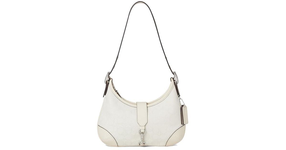 COACH Hamptons Hobo Bag in Black | Lyst
