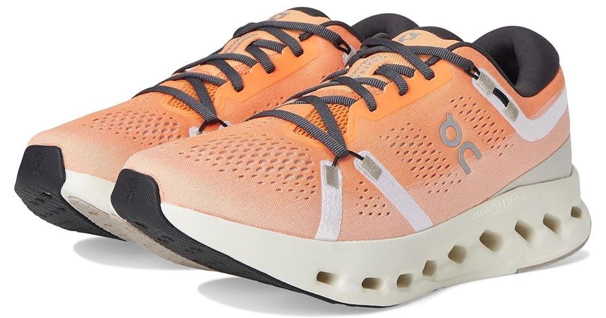 On Shoes Cloudsurfer 2 Running Shoes Tangerine/Ivory, Synthetic for Men ...