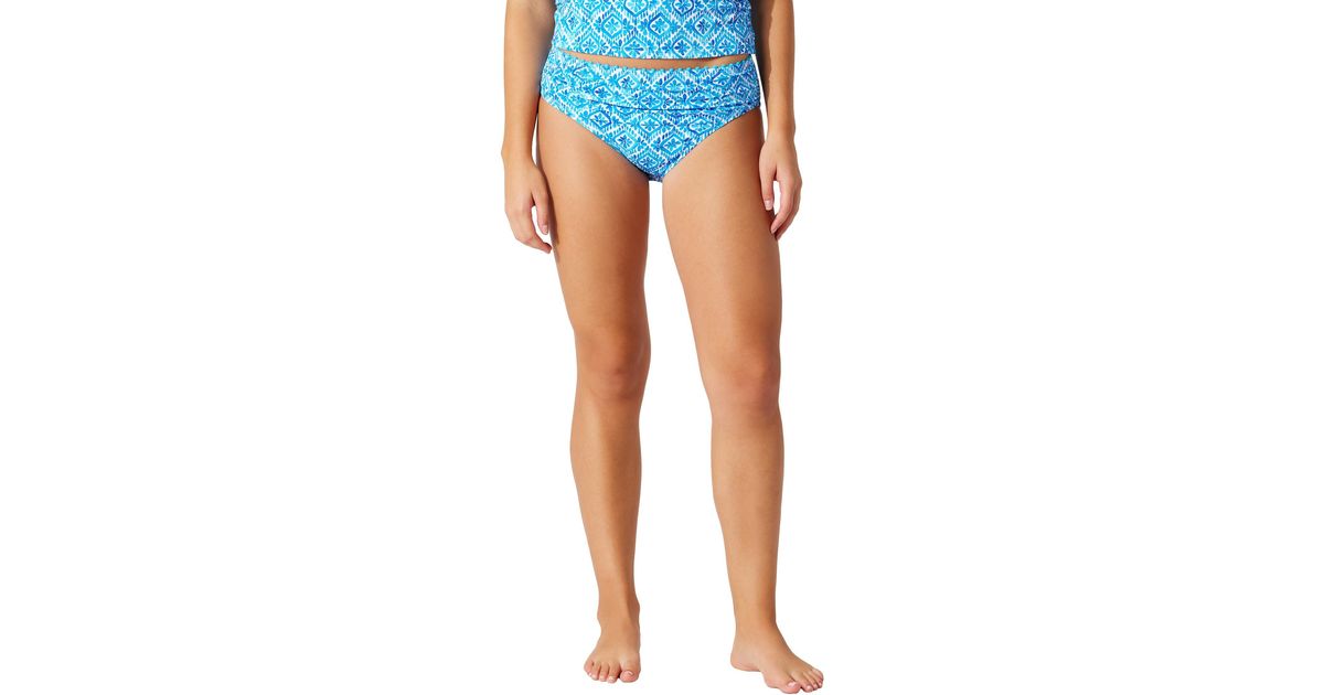 Tommy Bahama Island Cays Shell High Waist In Blue Lyst