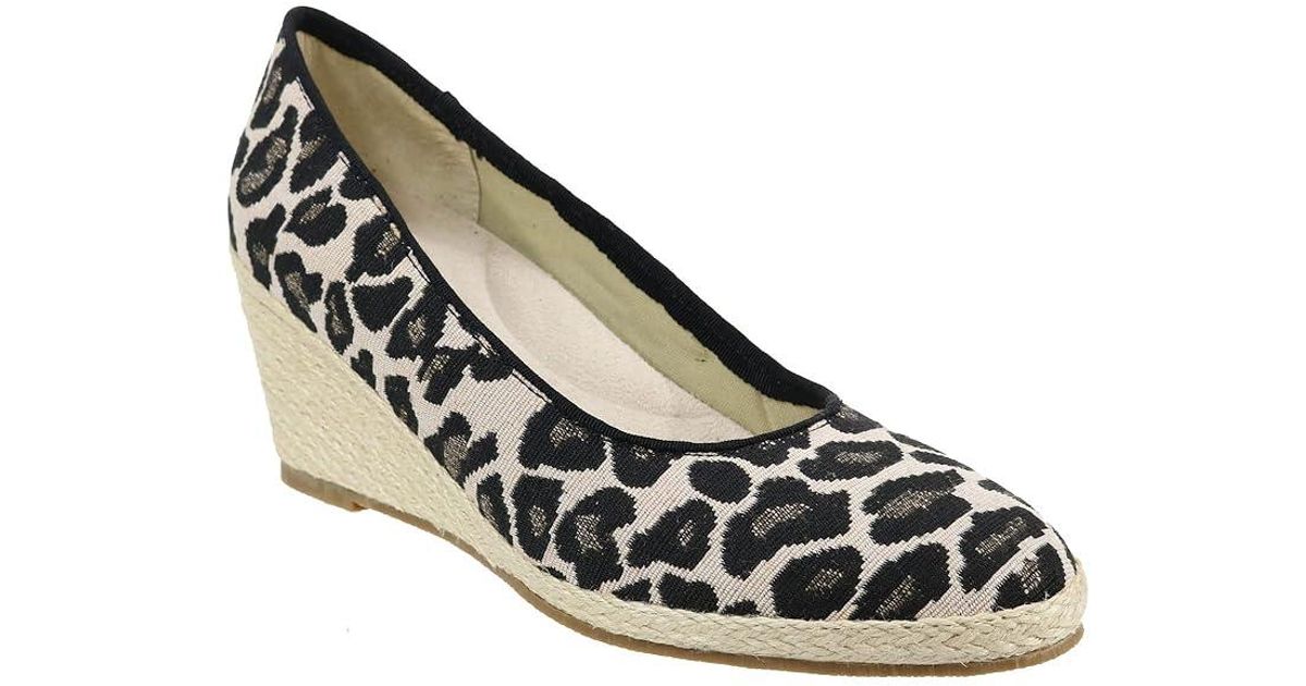 David Tate Bermuda (Leopard) Shoes in Black | Lyst